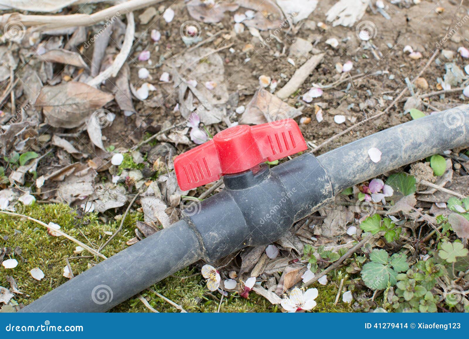 Water pipe valve stock photo. Image of plastic, background - 41279414