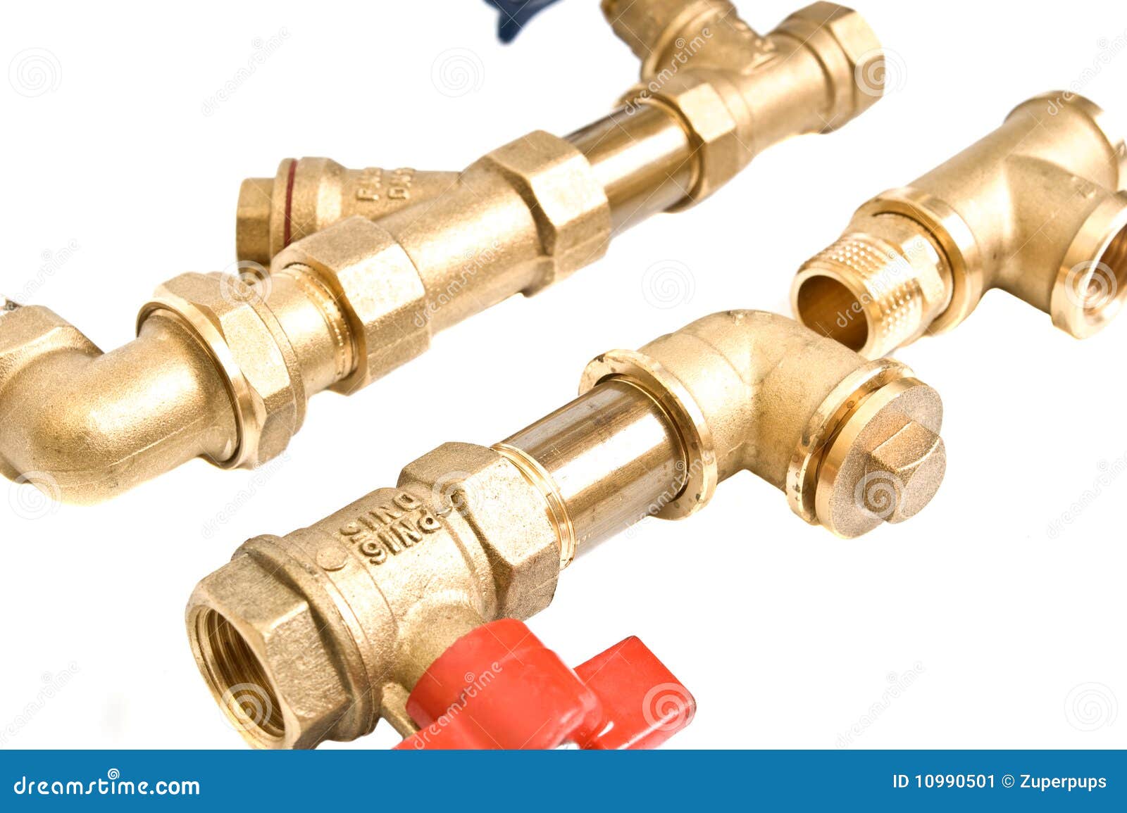 Water pipes stock image. Image of connection, factory - 10990501