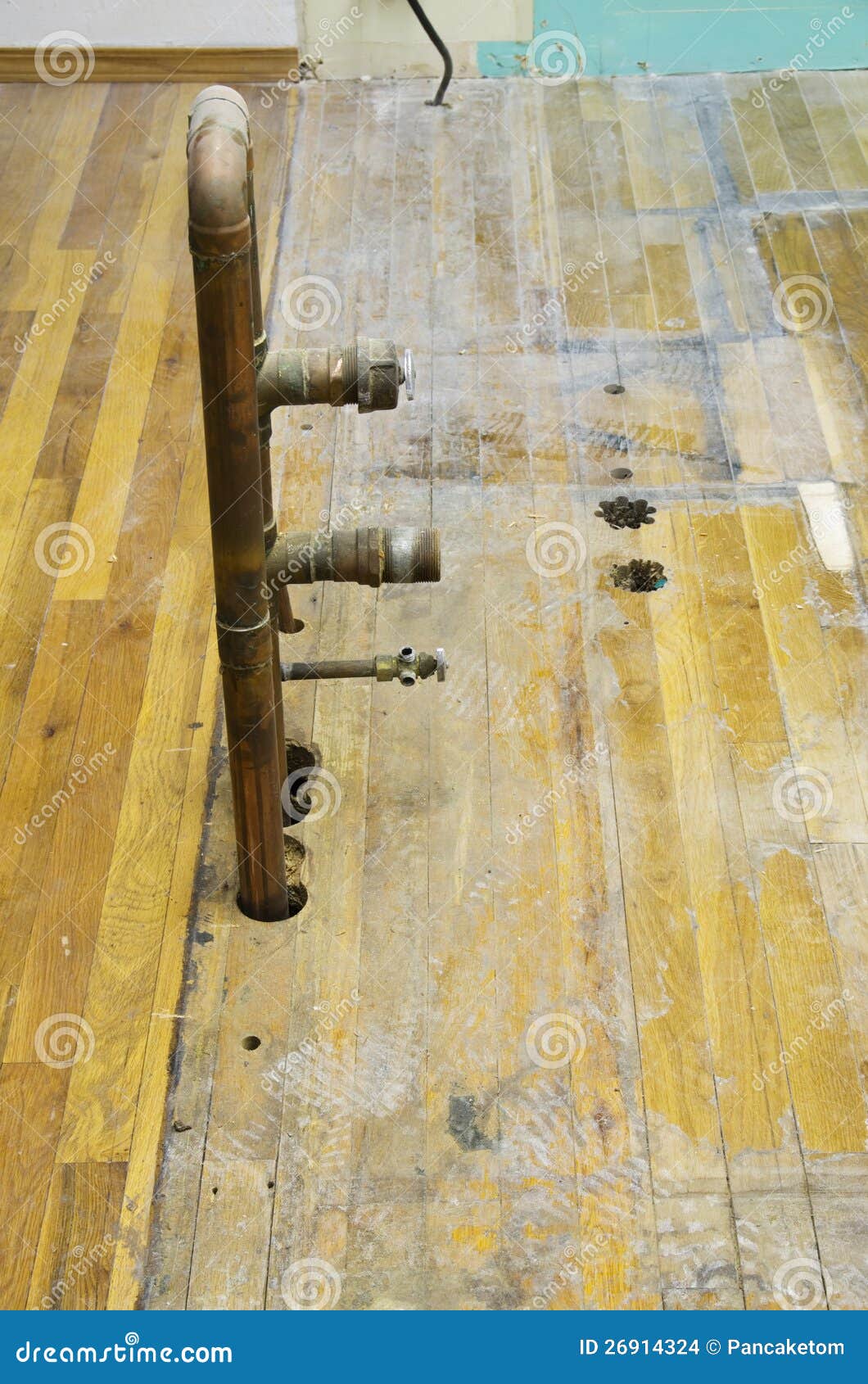 Water Pipes stock photo. Image of metal, wooden, worn - 26914324