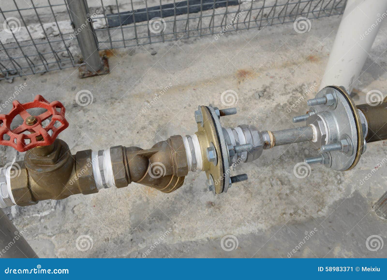 Water pipes stock image. Image of meter, pressure, tool - 58983371