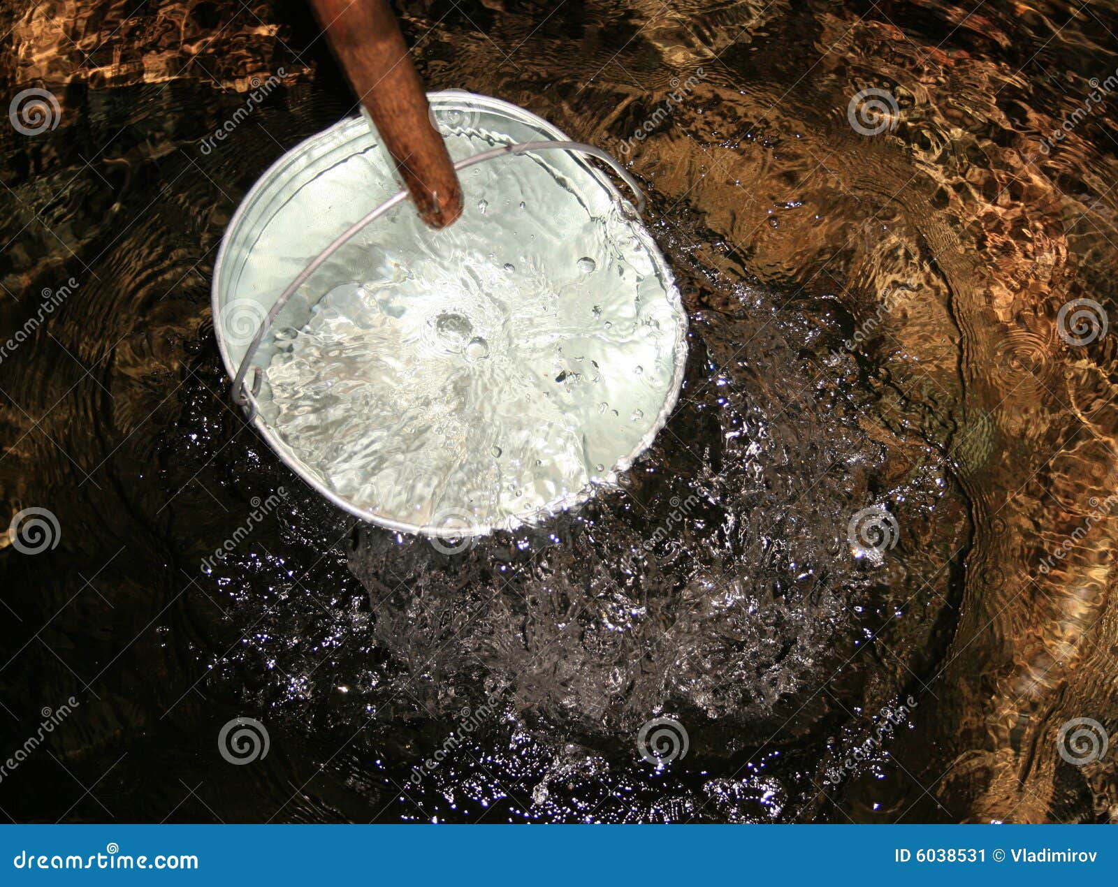 Water in pit stock image. Image of glare, depth, brown - 6038531