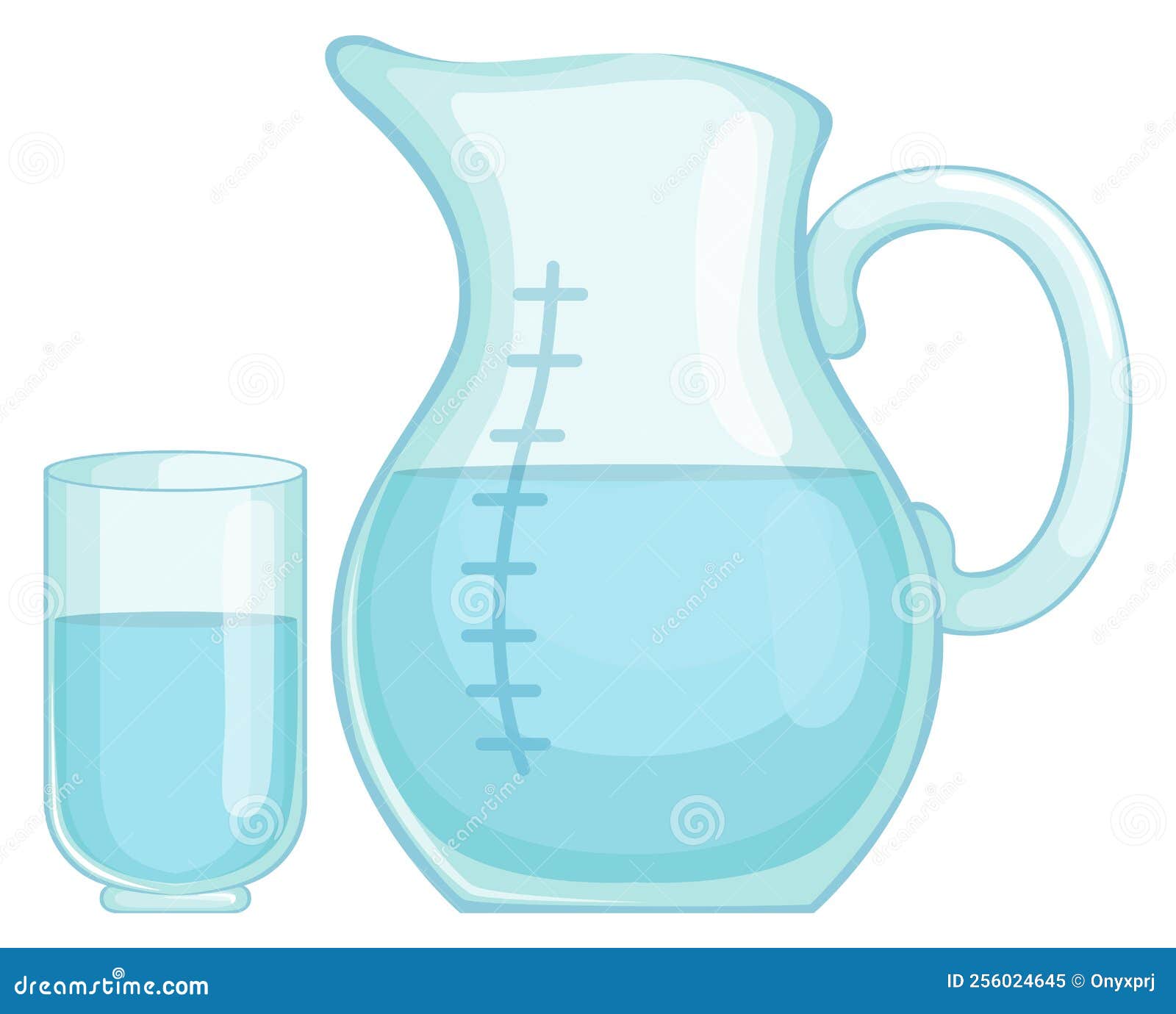 Water Pitcher Cartoon Icon. Clean Drinking Liquid Stock Vector ...