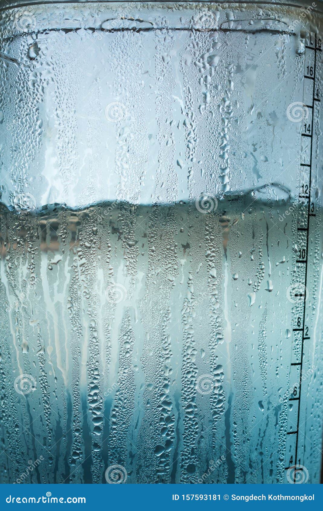 Water in a Pitcher with Water Drop Stock Image - Image of closeup ...