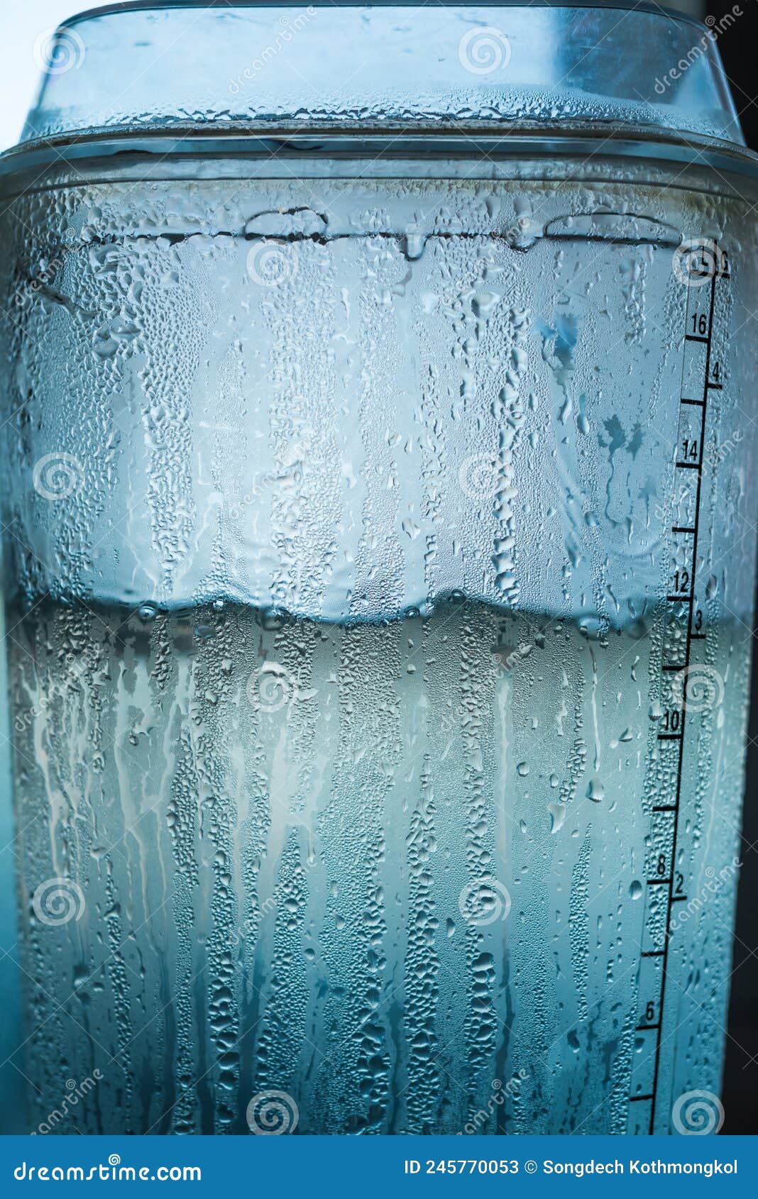 Water in a Pitcher with Water Drop Stock Image - Image of white, object ...