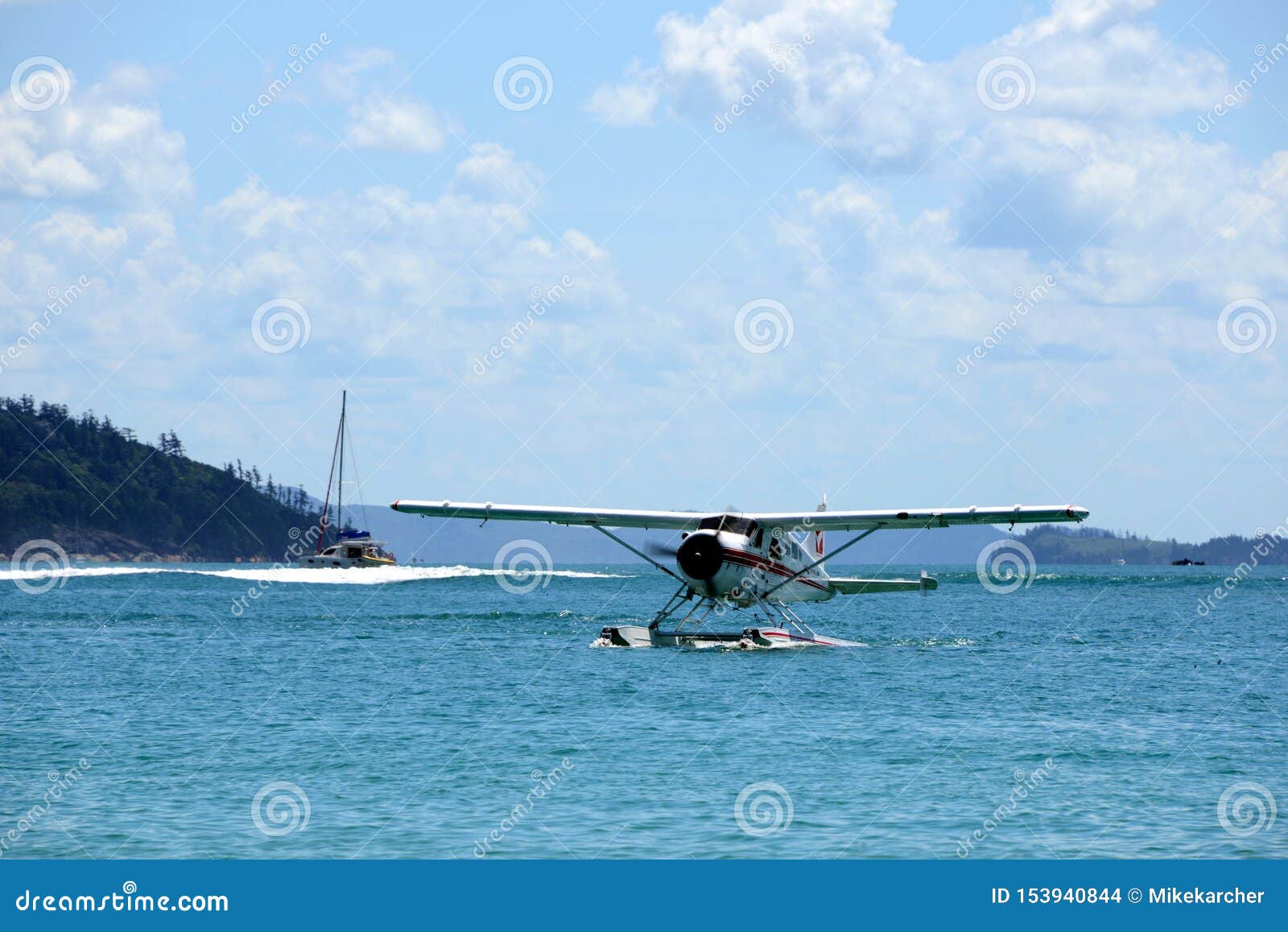 Water plane stock photo. Image of flight, seaplane, exotic - 153940844