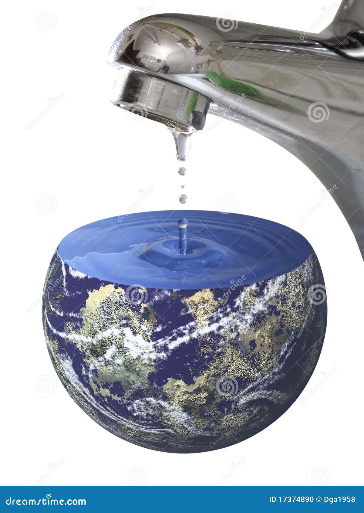 Water Planet stock photo. Image of ecology, consciousness - 17374890