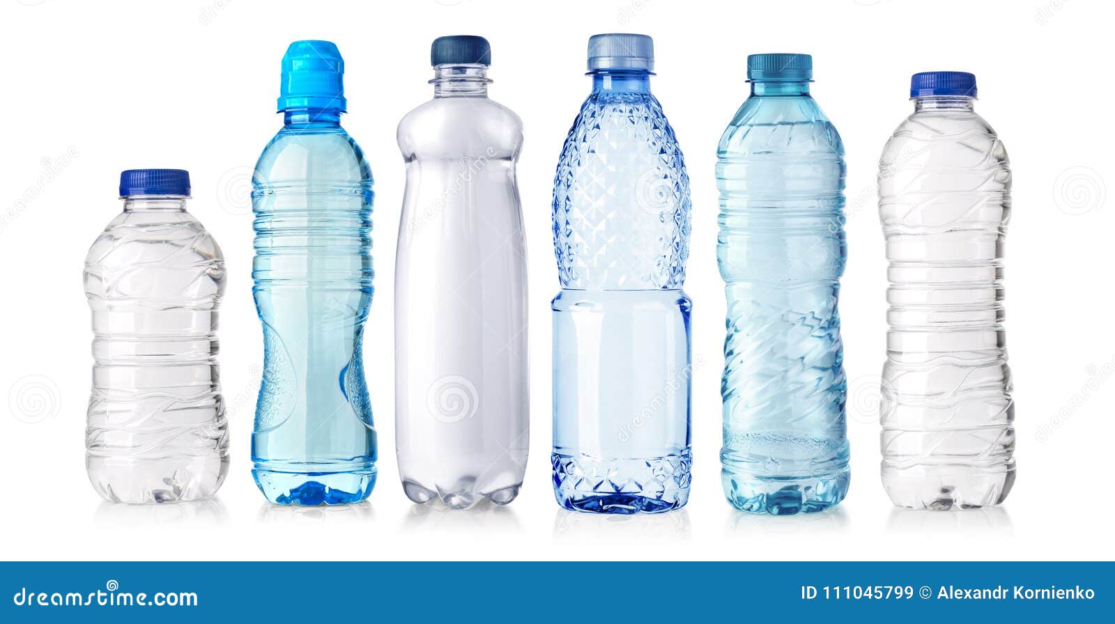 Water plastic fles stock afbeelding. Image of drank - 111045799