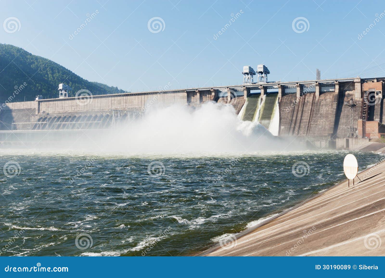 Hydroelectric Power Plant Royalty-Free Stock Image | CartoonDealer.com ...