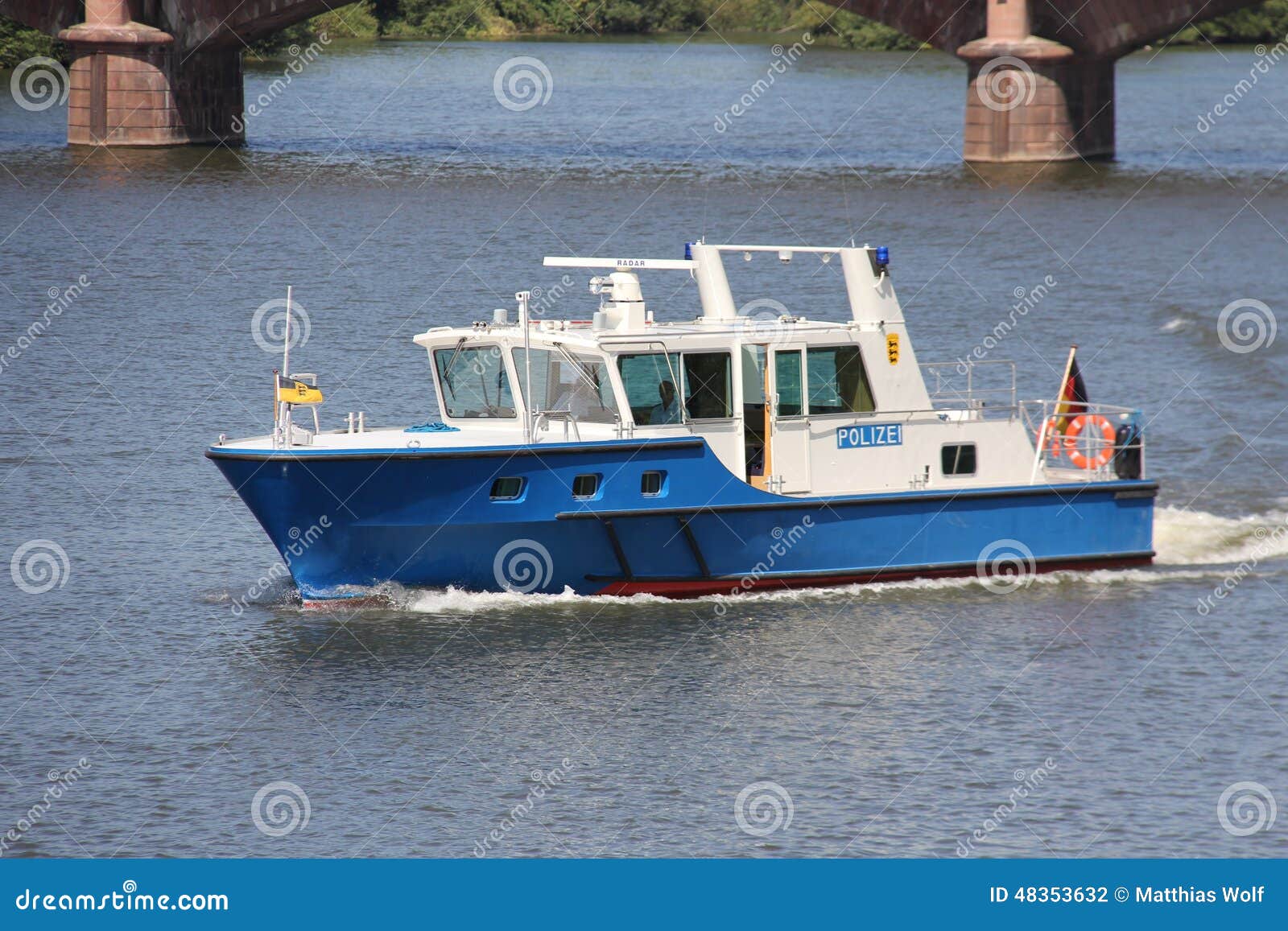 Water Police stock photo. Image of water, protect, bridge - 48353632