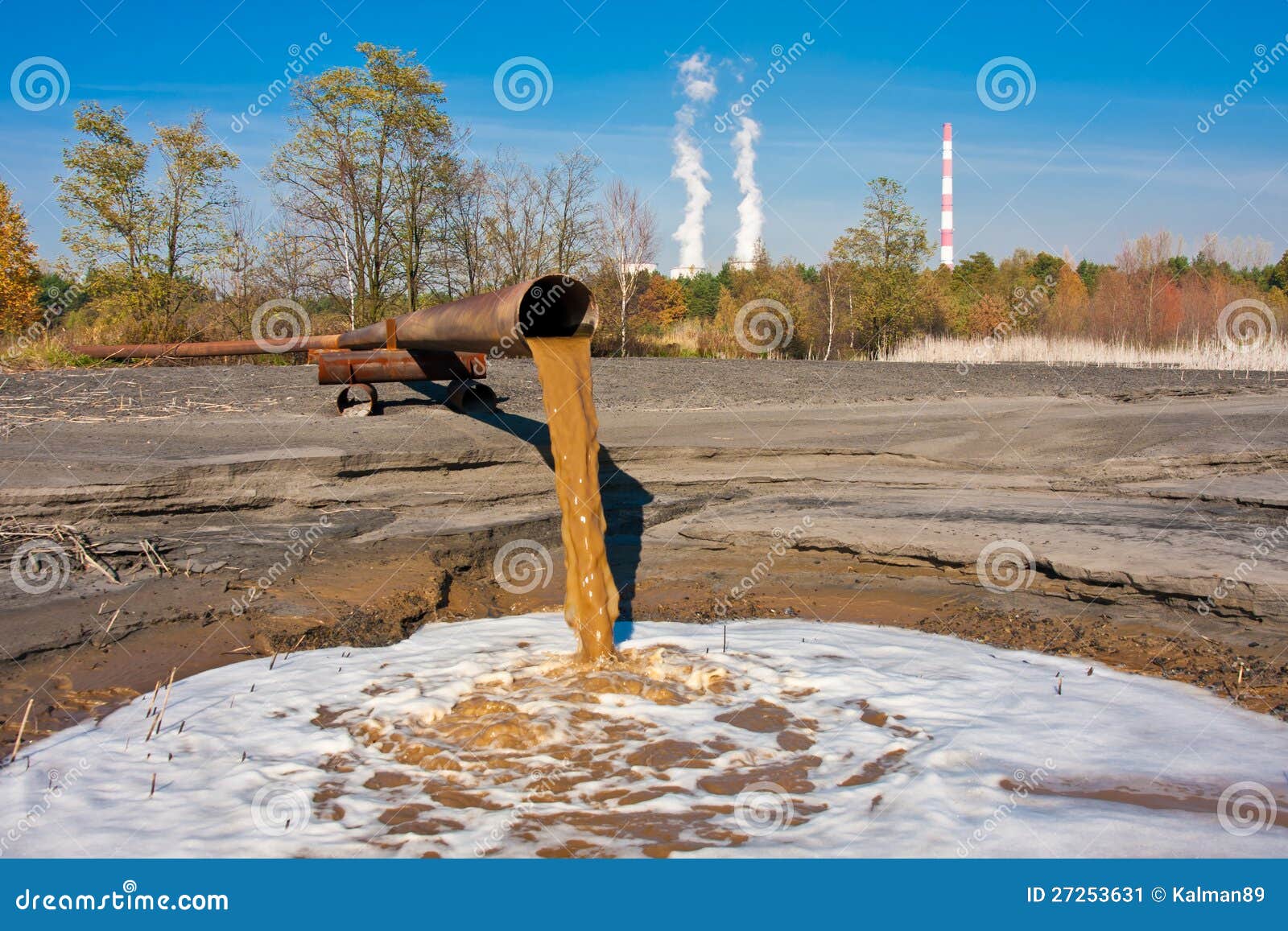 Water pollution stock image. Image of industry, pollution - 27253631