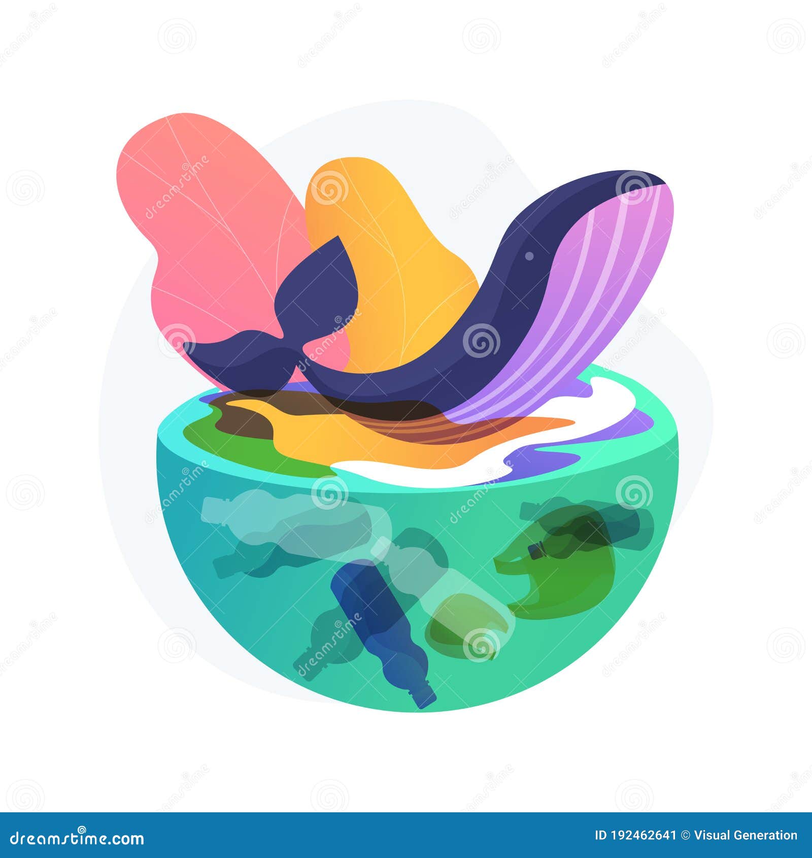 Water Pollution Abstract Concept Vector Illustration. Stock Vector ...