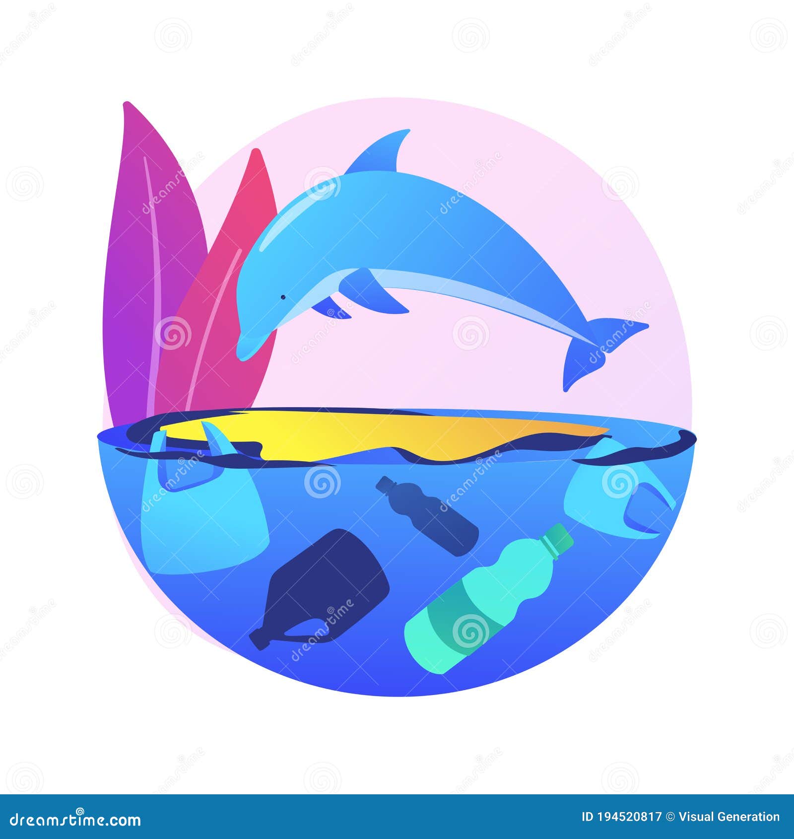 Water Pollution Abstract Concept Vector Illustration. Stock Vector ...