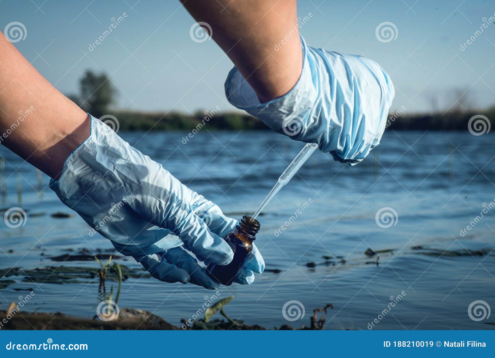 Water sampling stock image. Image of lake, inspector - 188210019