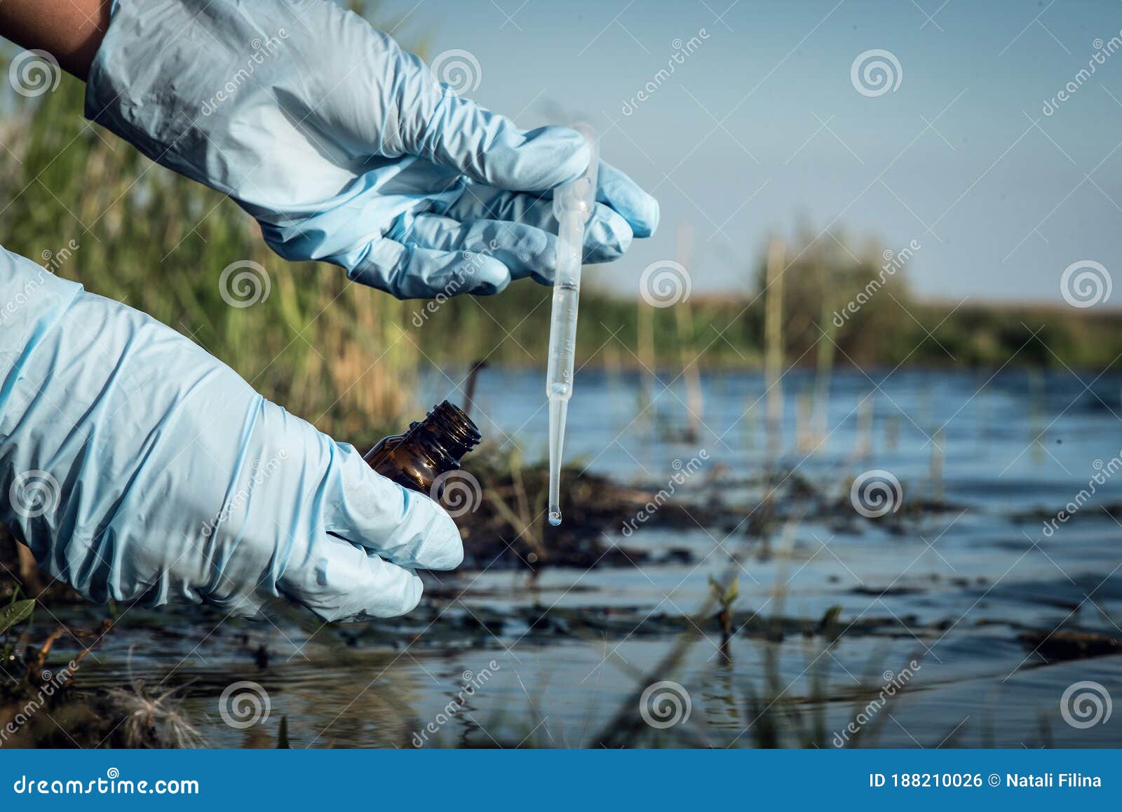 Water sampling stock photo. Image of exam, vial, pollution - 188210026