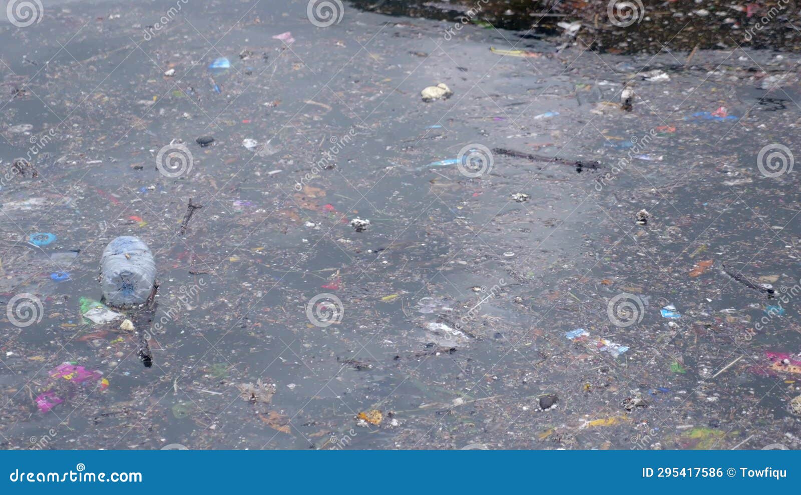 Water Pollution with Garbage on Water Stock Footage - Video of garbage ...