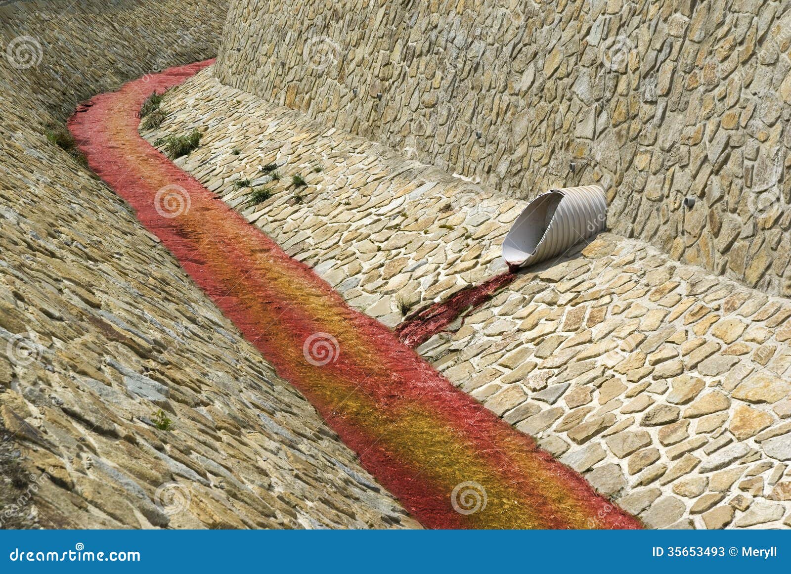 Water Pollution, Toxic Environment Stock Image - Image of canal ...