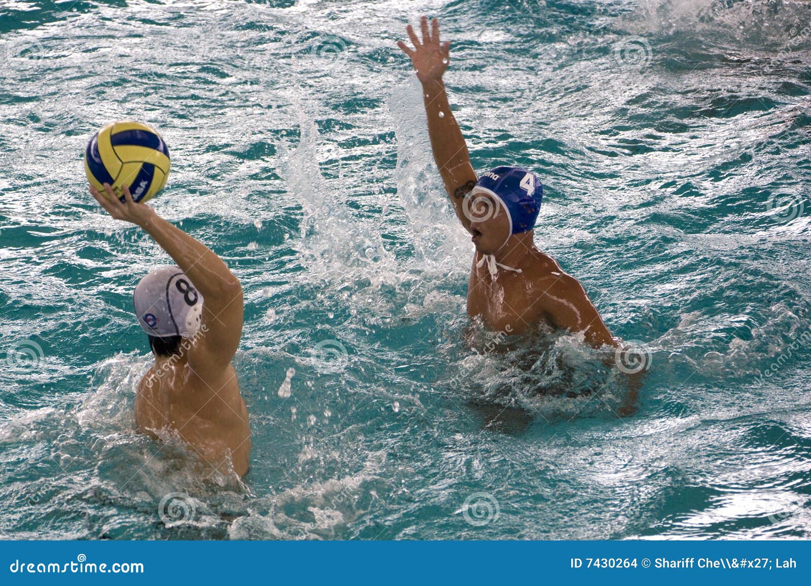 Water Polo Action editorial stock image. Image of match - 7430264