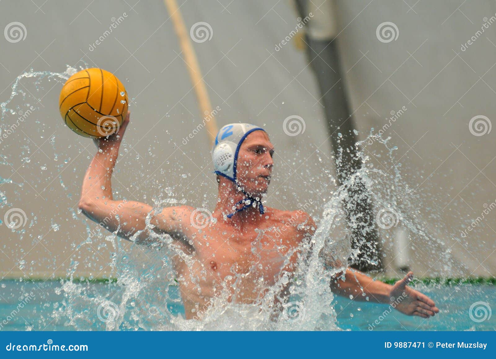 Water-polo action editorial photo. Image of activity, defense - 9887471