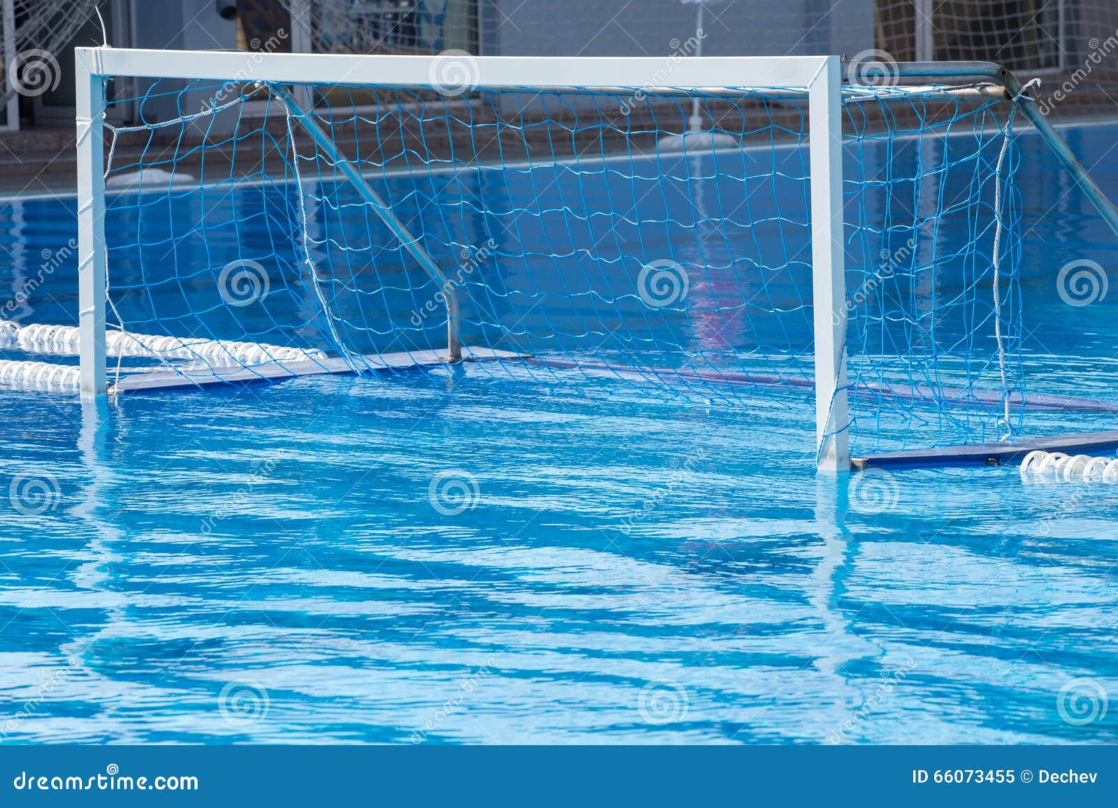 Water polo goal stock image. Image of healthy, play, game - 66073455