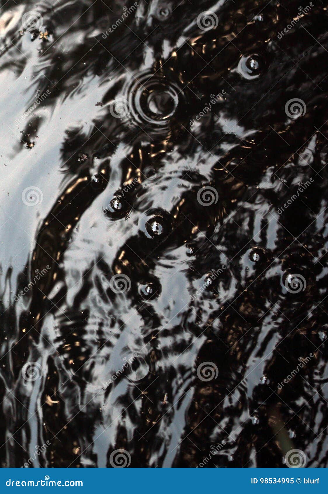 Water on a pond texture stock image. Image of flowing - 98534995