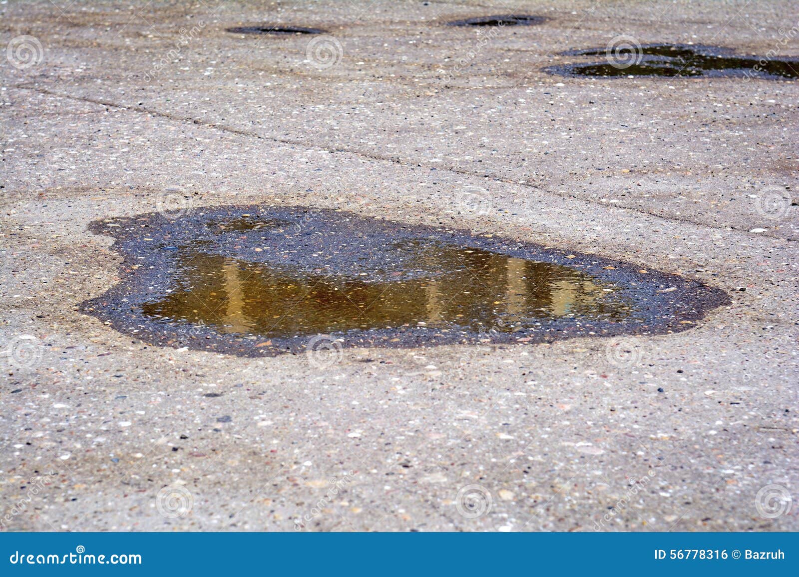 Puddle stock photo. Image of aqua, drops, copy, environment - 56778316