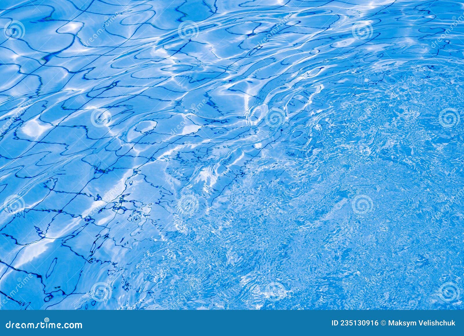 Water Pool Background. Blue Wave Pool Texture, Clear Water Surface ...