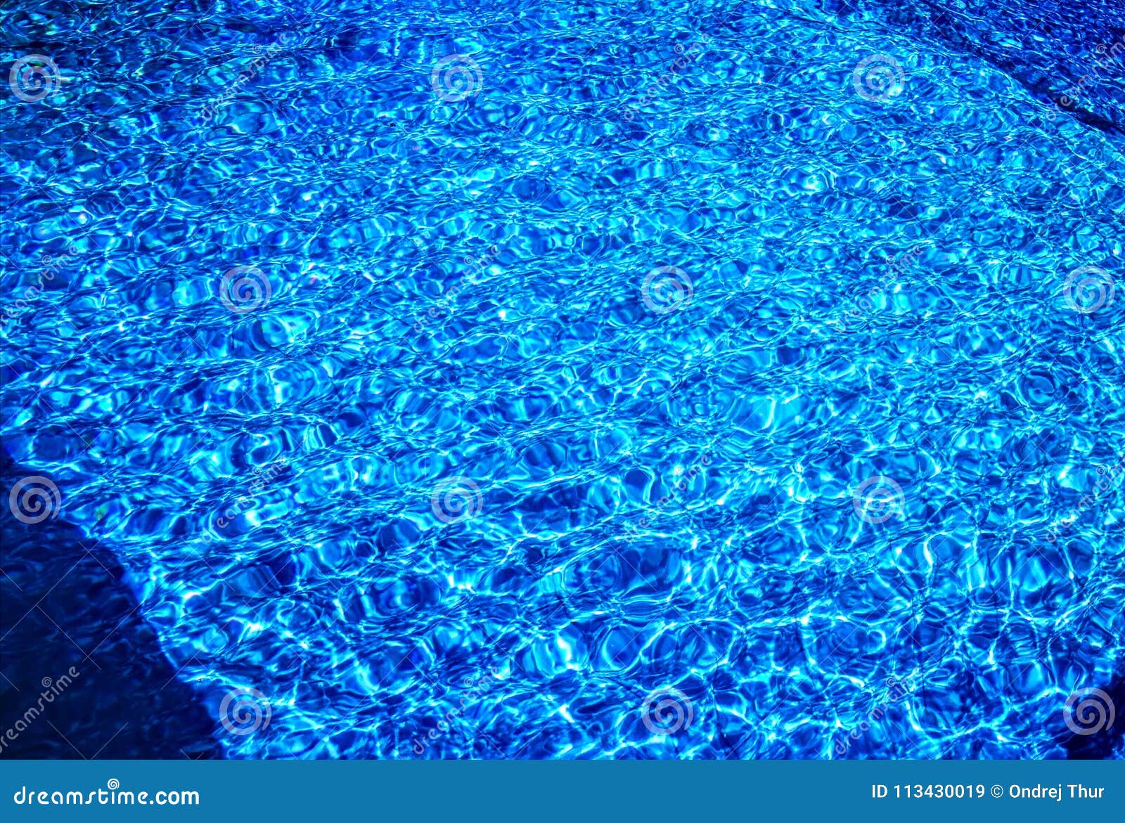Water in pool stock image. Image of blue, color, summertime - 113430019