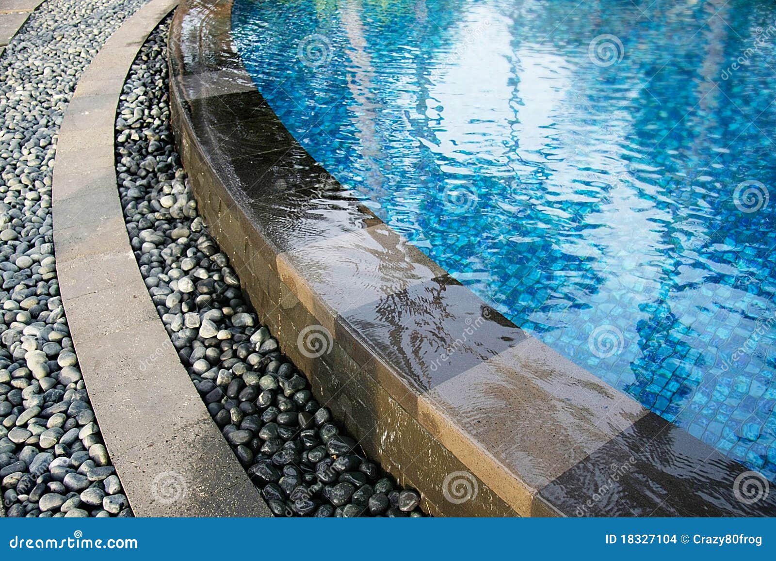 Water pool in hotel stock photo. Image of swimmng, border - 18327104