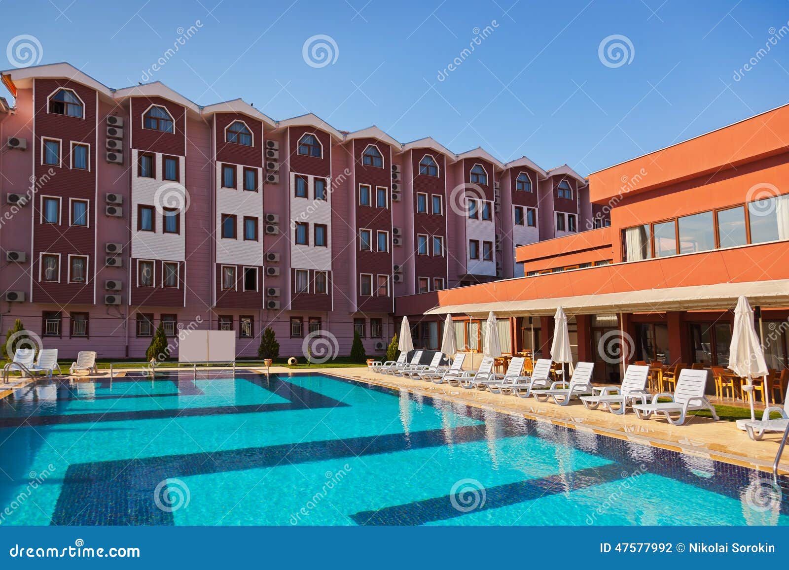 Water pool stock photo. Image of background, lounge, hotel - 47577992