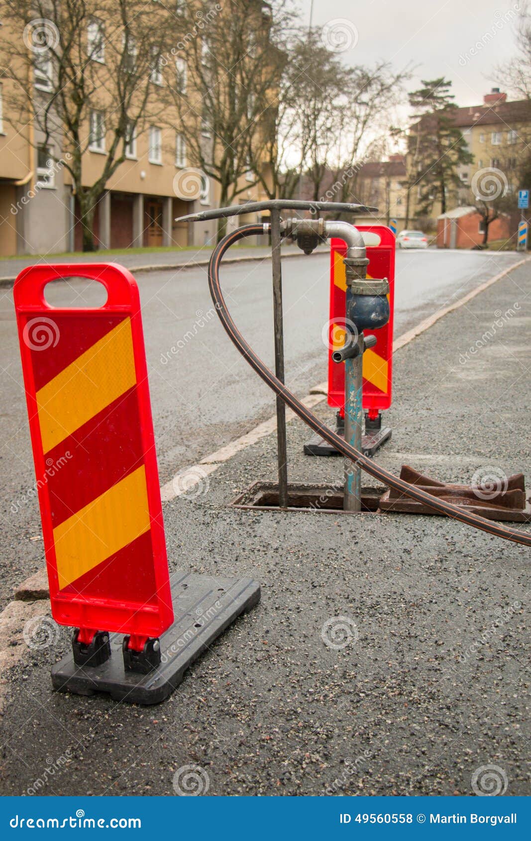 Water post stock photo. Image of signs, asphalt, orange - 49560558