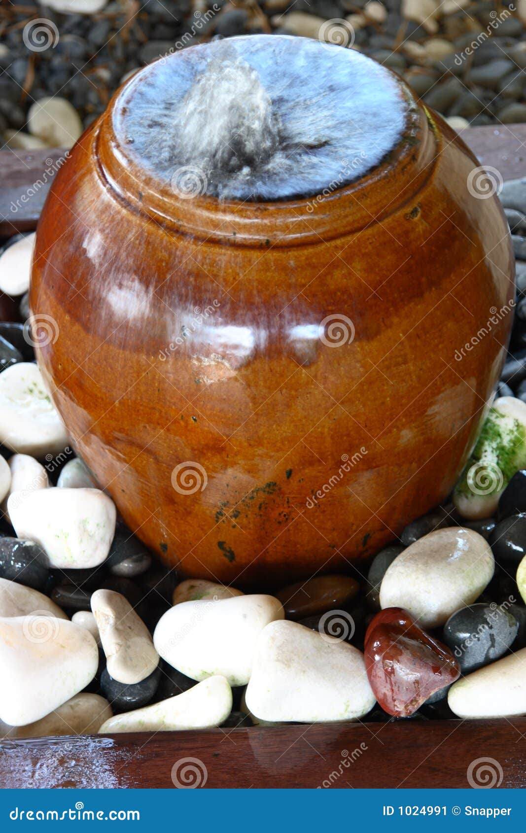 Water pot stock image. Image of white, stone, small, fountain - 1024991