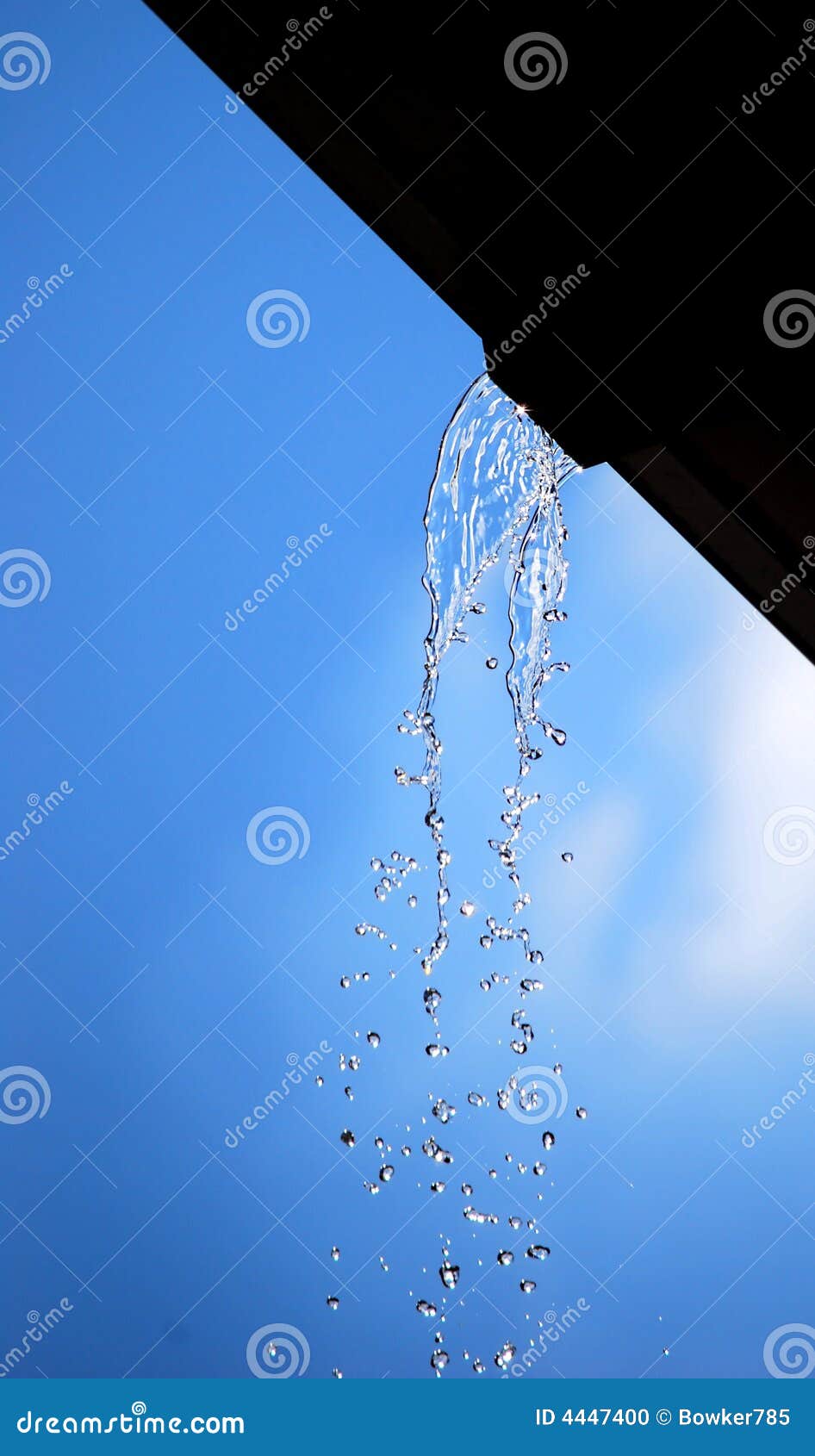 Water pouring stock photo. Image of blue, crisp, water - 4447400