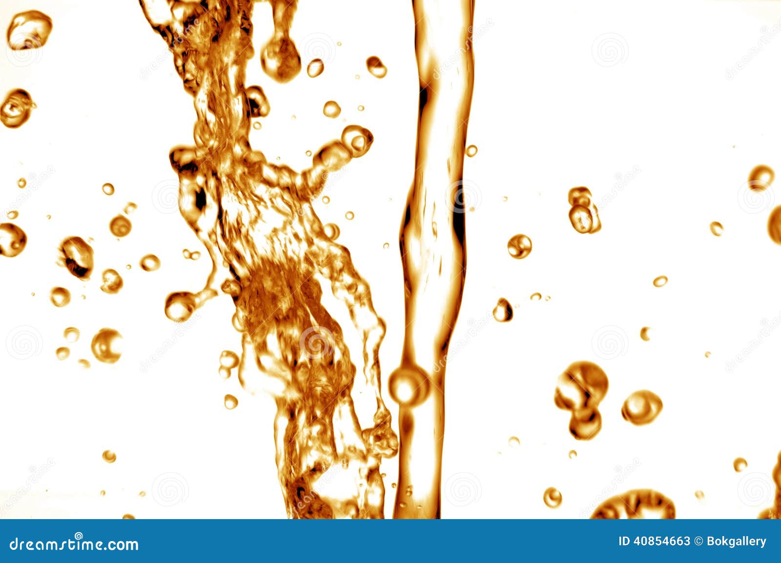 Water pouring down in gold stock image. Image of action - 40854663