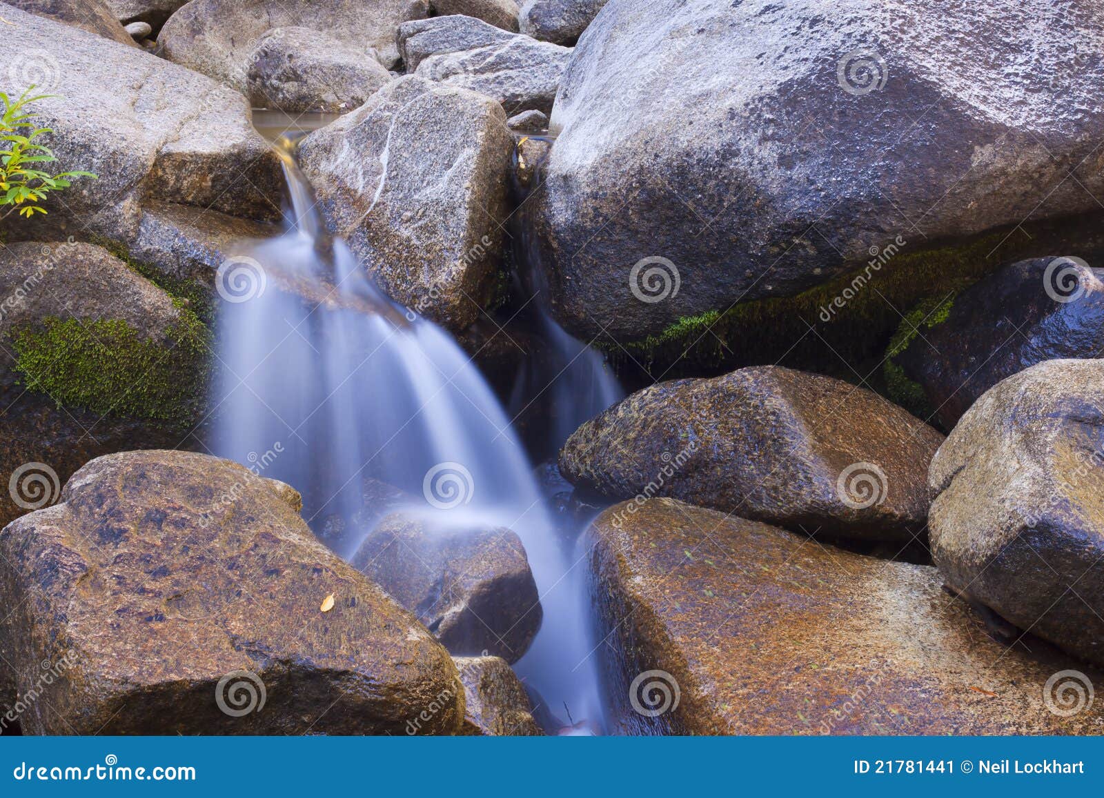 Water Pouring Over Rocks stock image. Image of flowing - 21781441