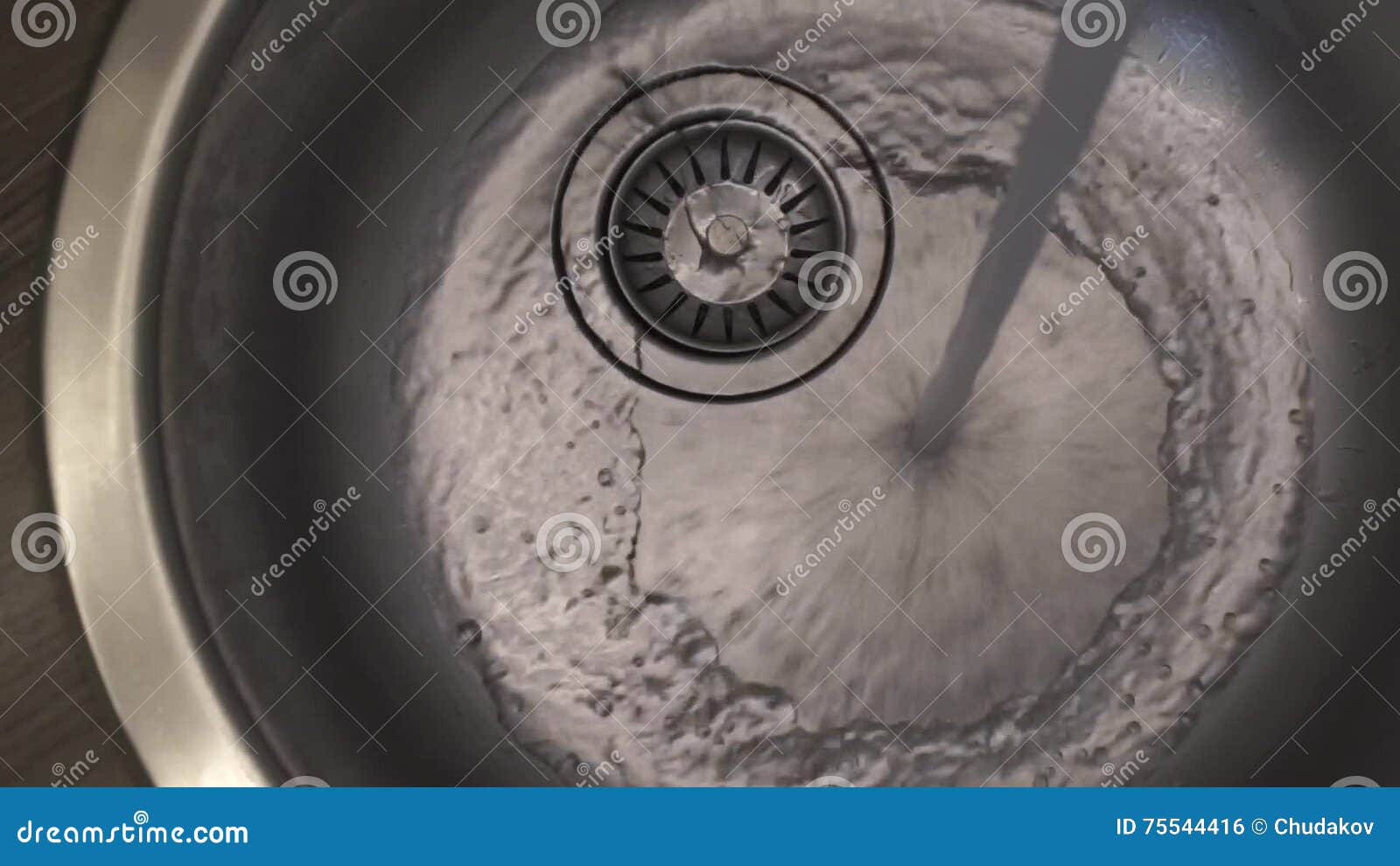 Water Pouring into Wash Basin Stock Footage - Video of kitchen, water ...