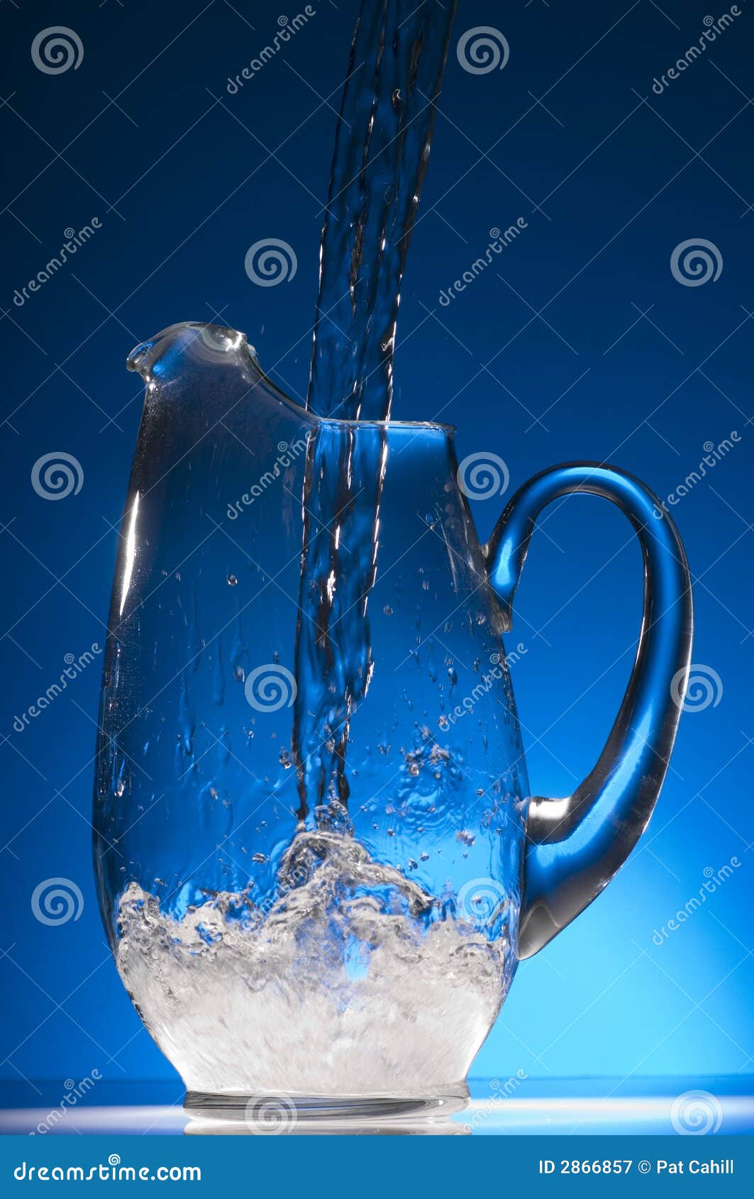 Water pours into pitcher2 stock image. Image of clean - 2866857