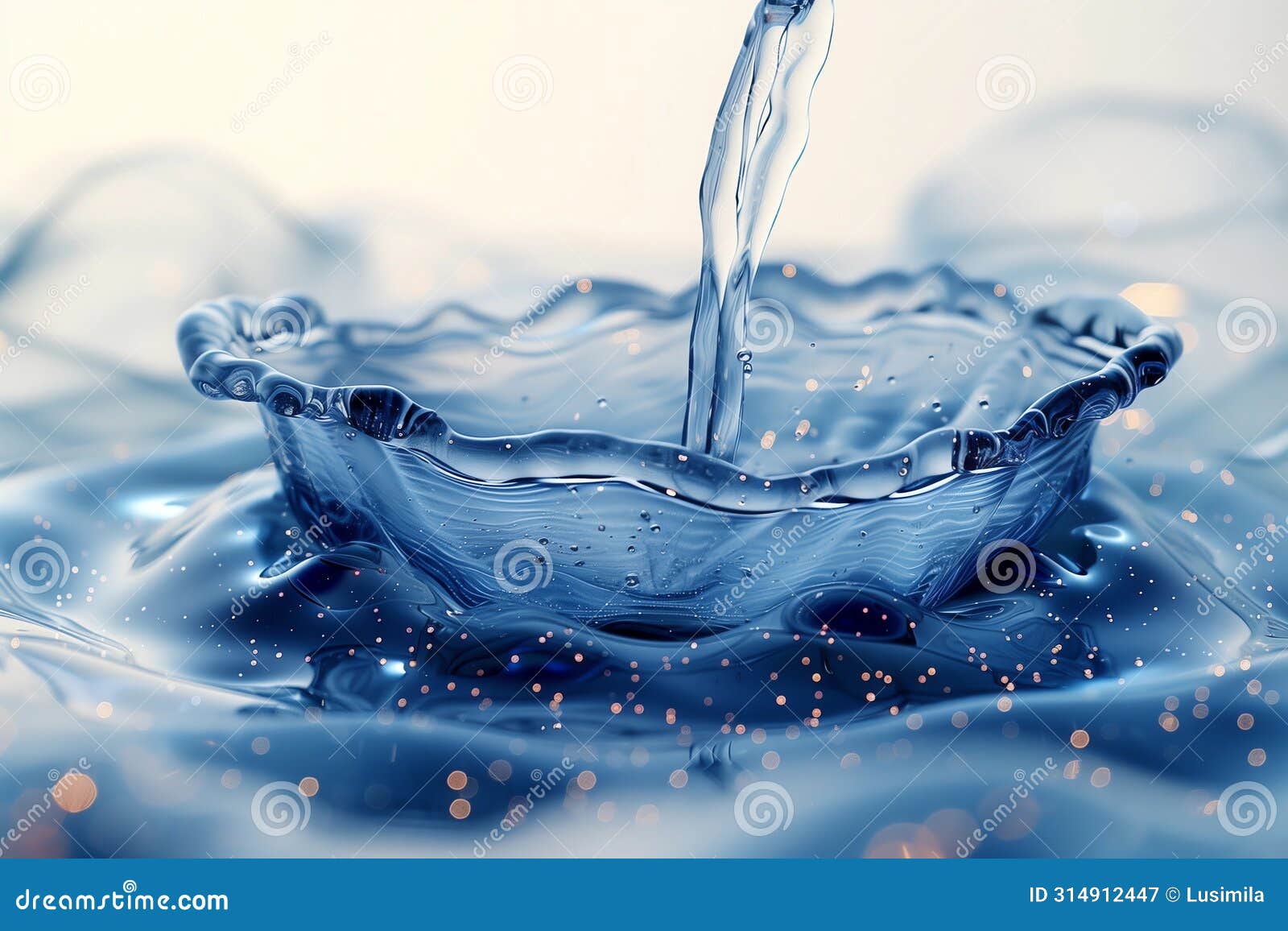 Water pours stock illustration. Illustration of fresh - 314912447