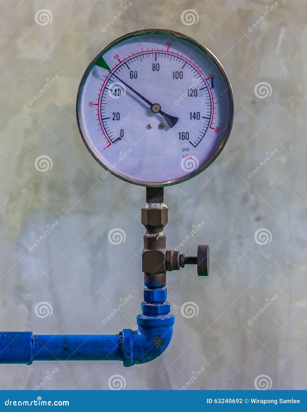 Water pressure gauge meter stock photo. Image of industry - 63240692