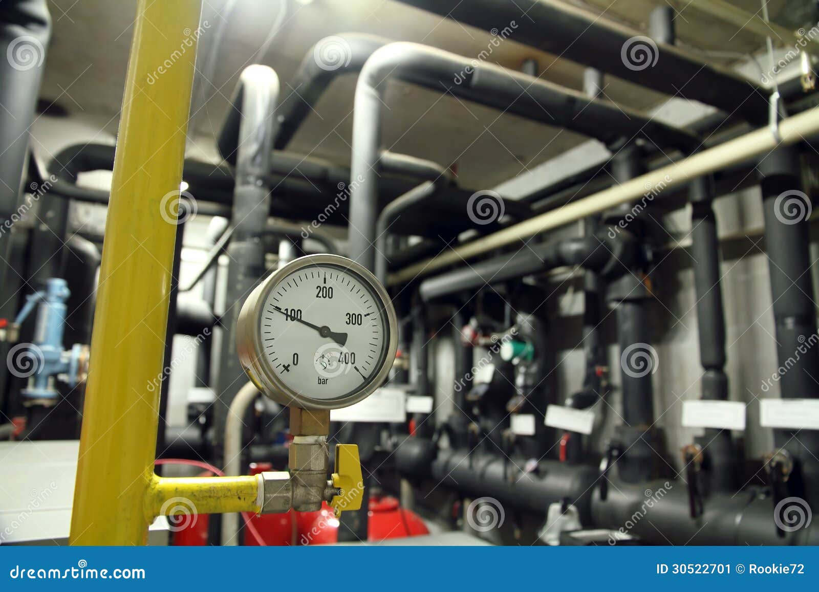 Water Pressure Gauge stock image. Image of equipment - 30522701