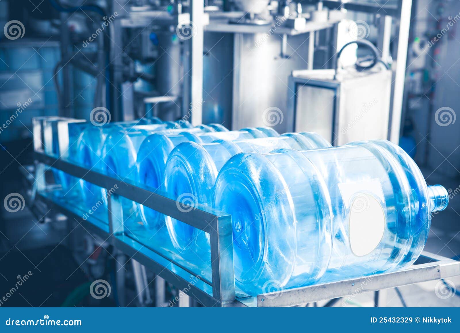 Water production line stock image. Image of industry - 25432329