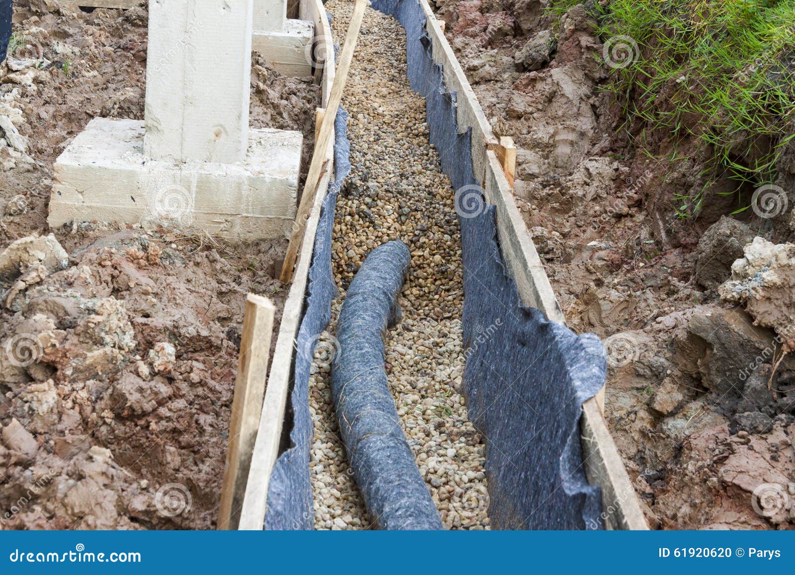 Water protection -drainage stock photo. Image of industrial - 61920620