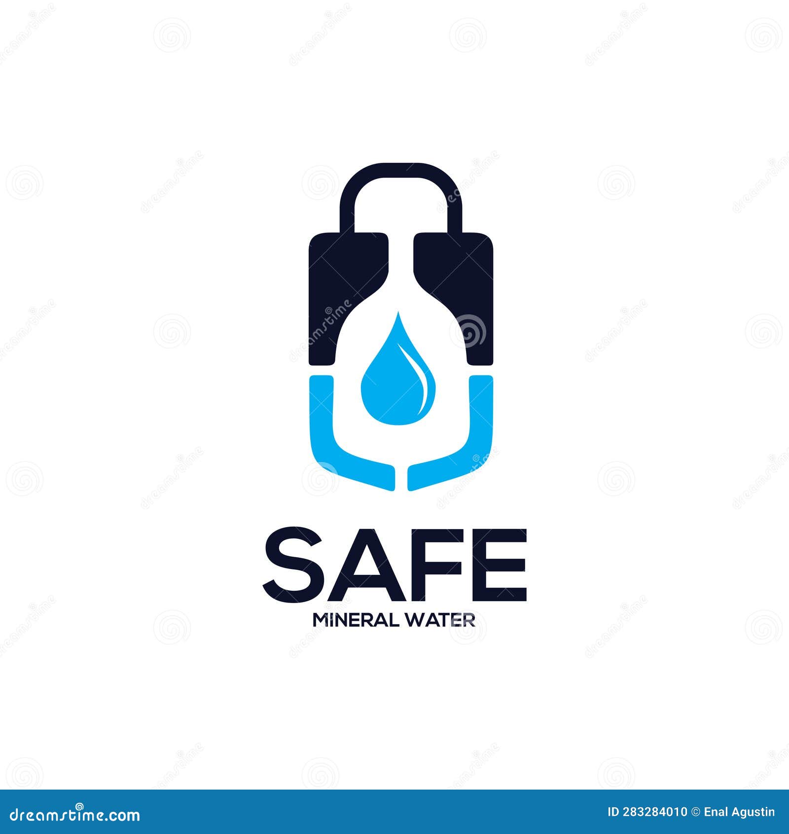 Water Protection System Logo Design Stock Illustration - Illustration ...