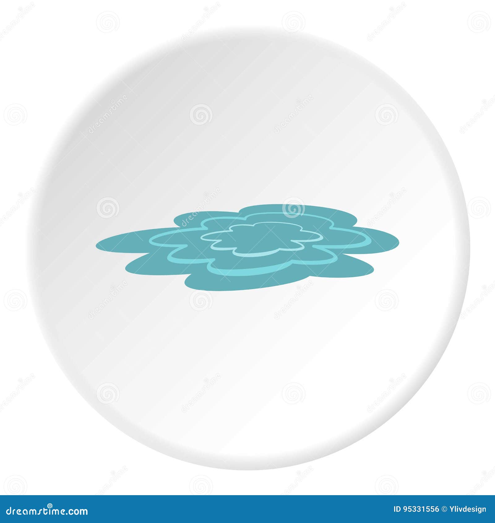 No Puddle Icon. Simple Glyph, Flat Vector Of Weather Ban, Prohibition ...