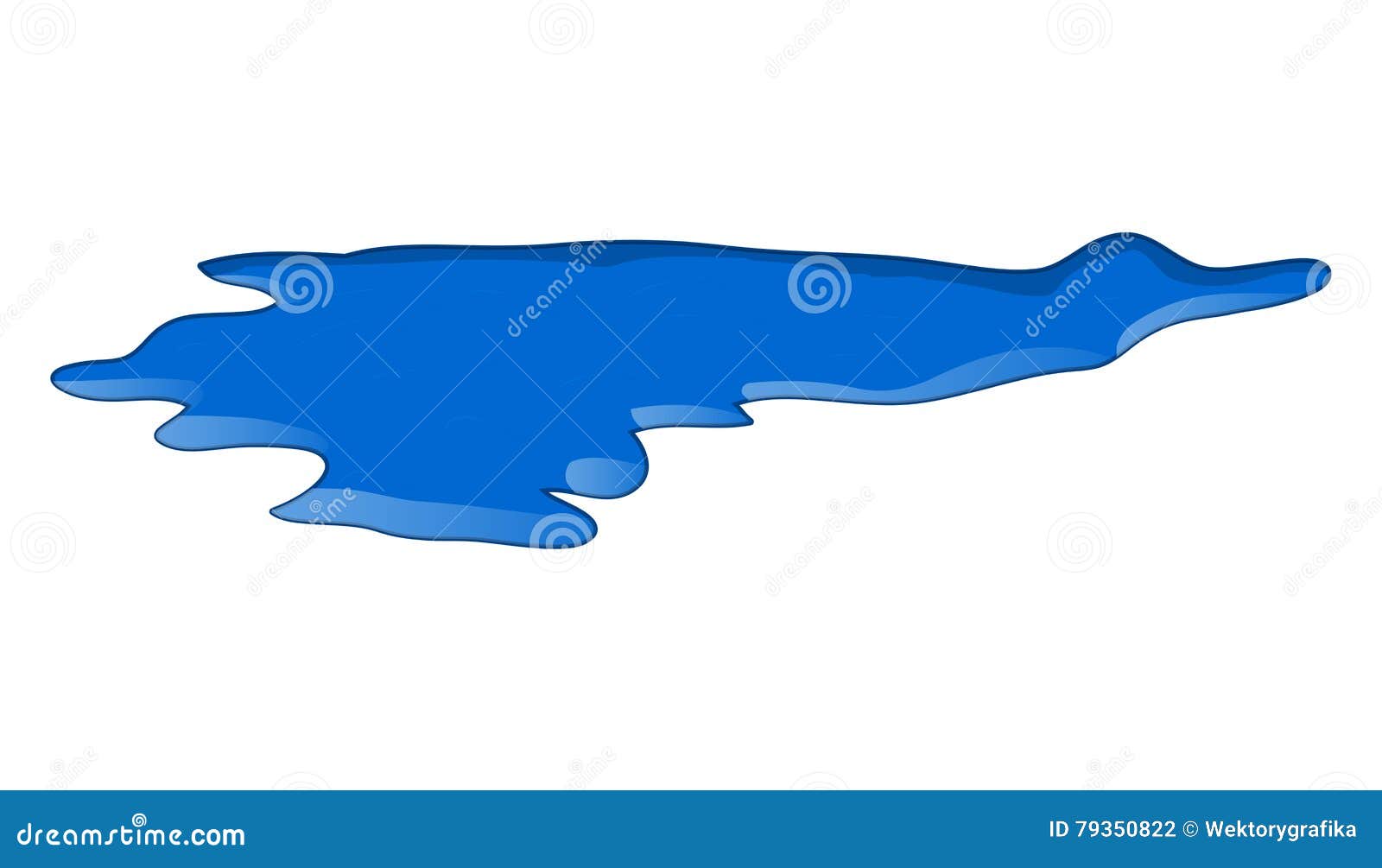 Water Puddle Vector Cartoon | CartoonDealer.com #168679837