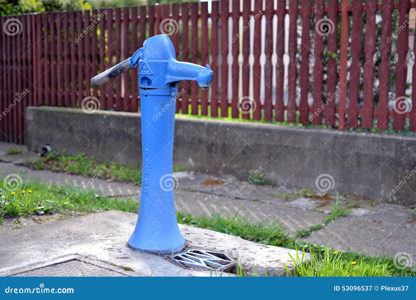 Water pump stock image. Image of manual, public, drink - 53096537