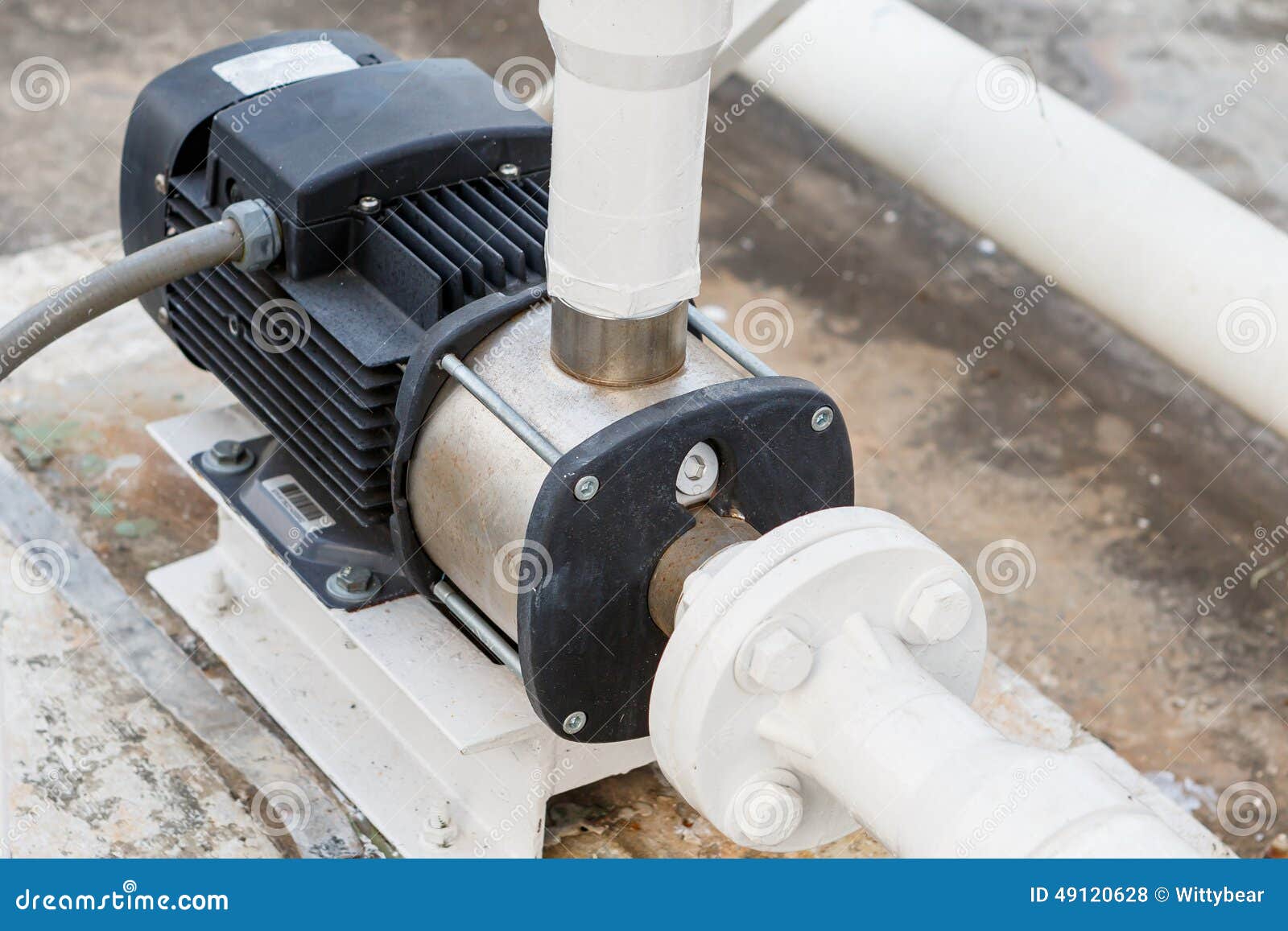 Water Pump for DI Water Tank Stock Photo - Image of steel, industry ...