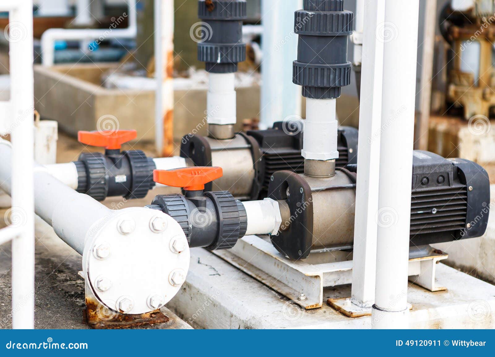 Water Pump for DI Water Tank Stock Image - Image of pump, valve: 49120911