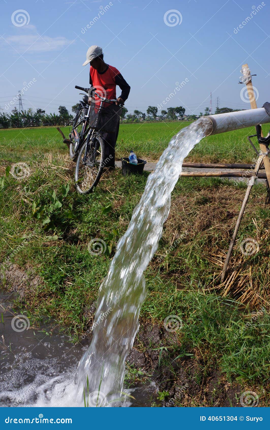 Water pump editorial stock image. Image of indonesia - 40651304