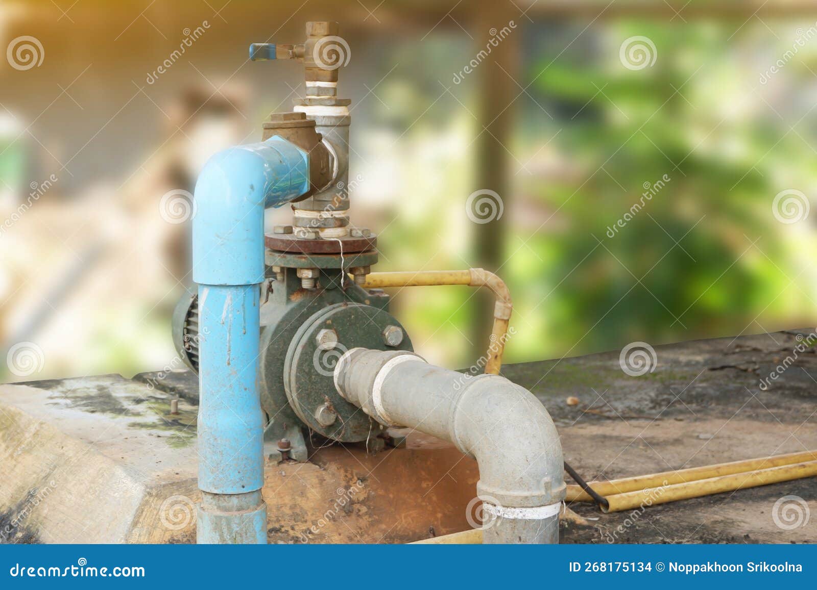 This Water Pump is Installed and Used for the Village Water Supply ...