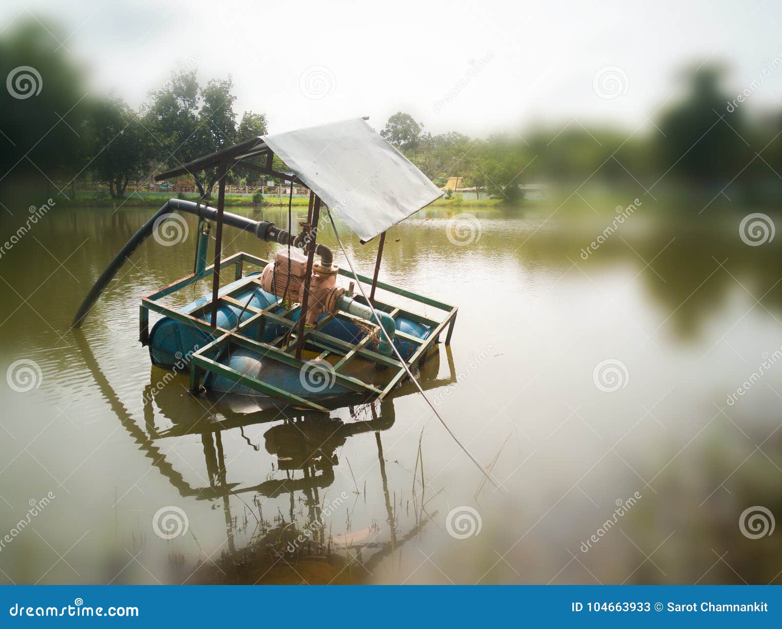 Water pump stock image. Image of line, swamp, power - 104663933